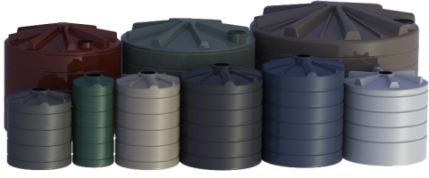 Round Poly Tank Range - Amhurst Tanks